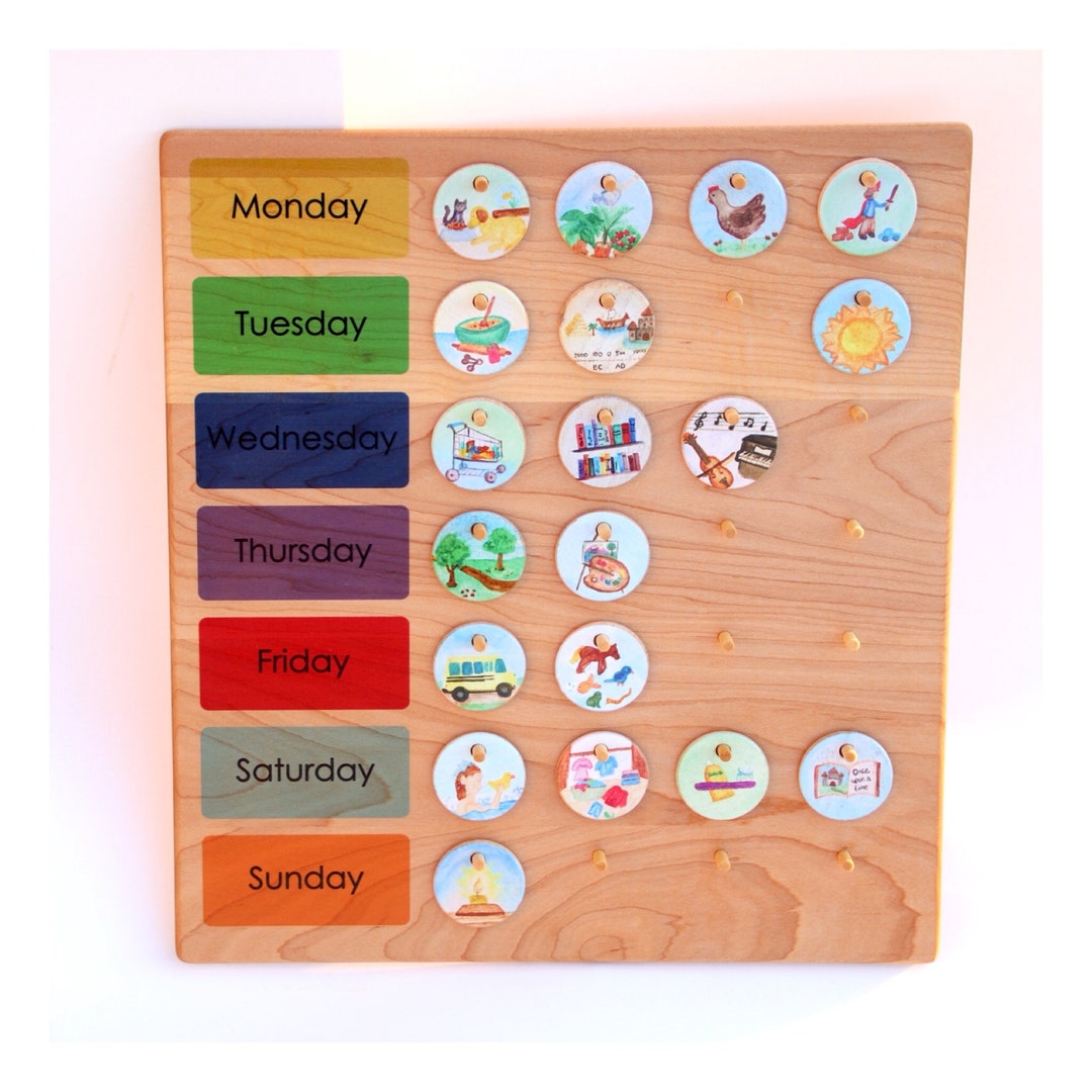 Weekly Rhythm Chart - Etsy