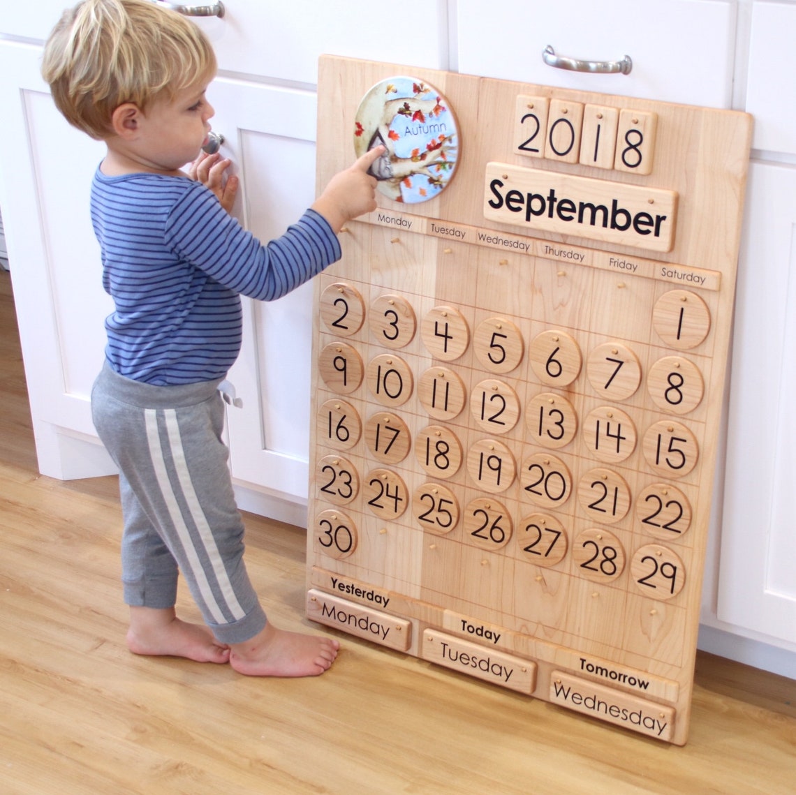 School Calendar - Maple Wood - Etsy