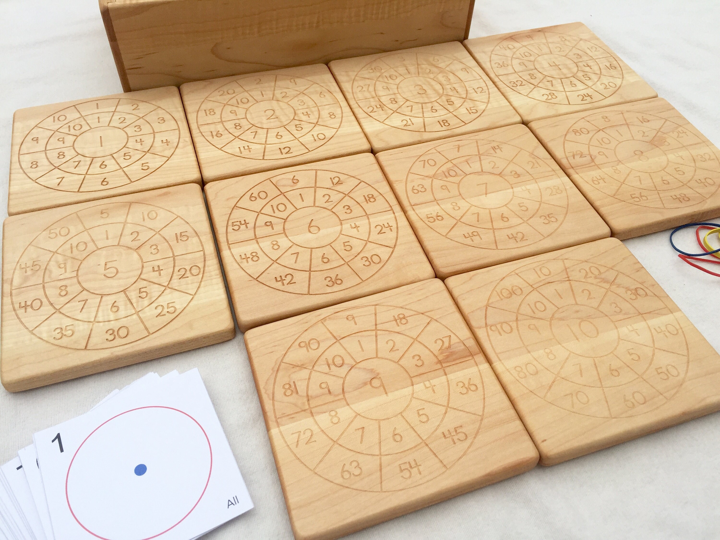 Wooden Geometry Cards From Jennifer | Etsy