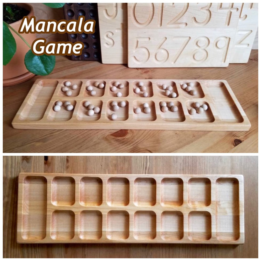 Mancala Game Board - Etsy