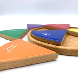 Color Wheel Puzzle - 6 Pieces - Etsy