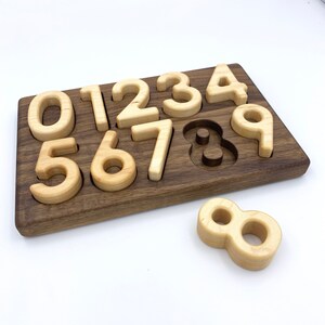 0-9 Numbers Puzzle - Etsy