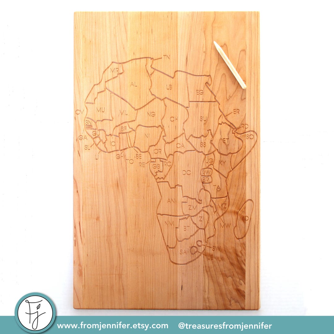 Africa Tracing Board -- Classical Conversations -- Montessori ...