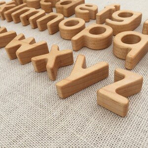 Lowercase Alphabet Letters Heirloom Hardwood Set | Etsy