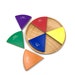 Color Wheel Puzzle - 6 Pieces - Etsy