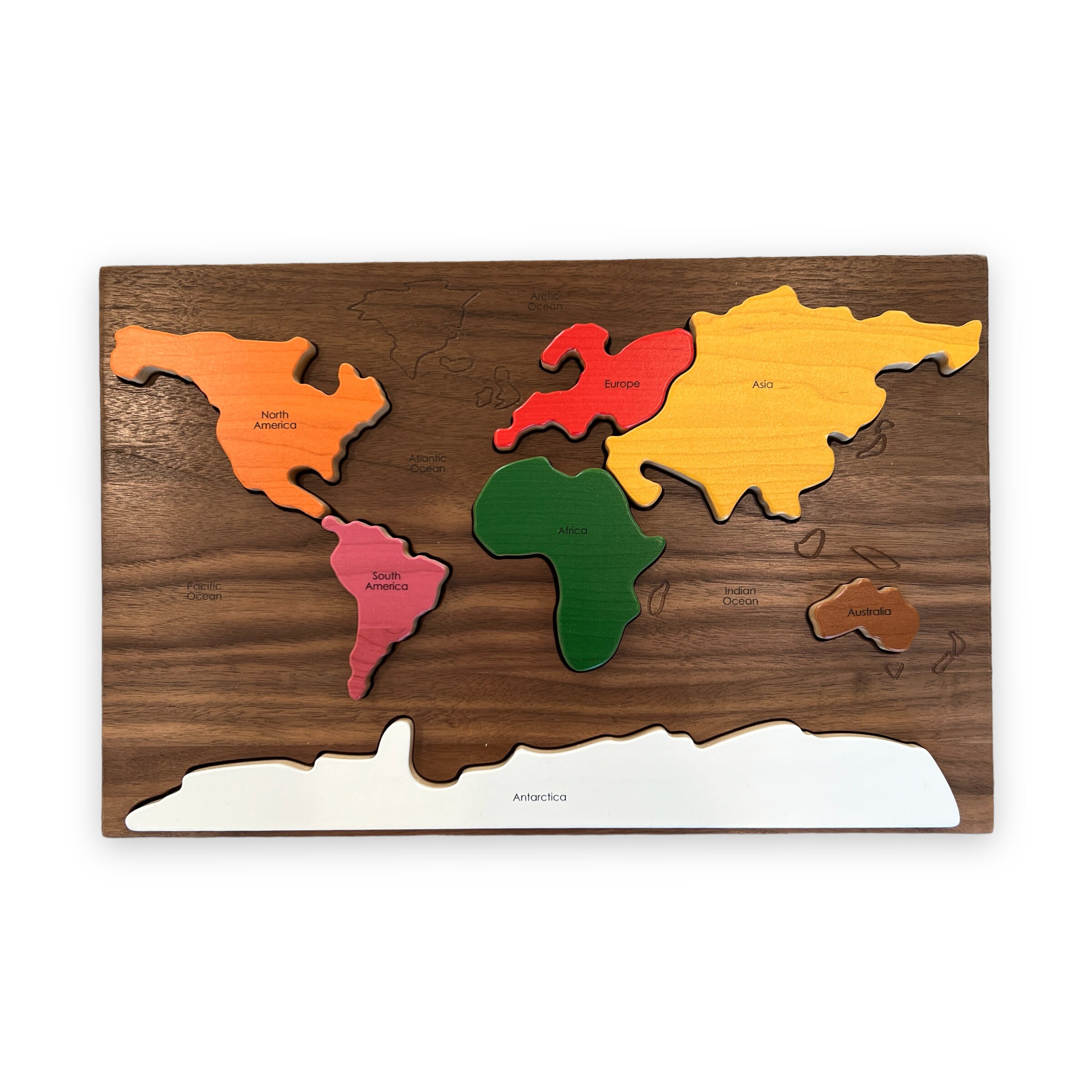 Continents Puzzle - Etsy