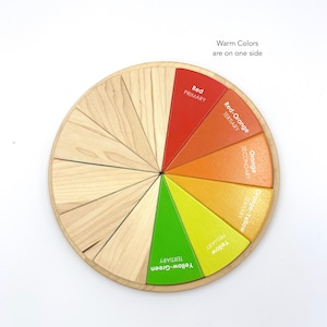 Color Wheel Puzzle - 12 Pieces - Etsy