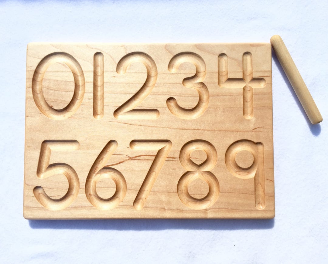 1-10 Number Board Waldorf Montessori School Toy - Etsy UK
