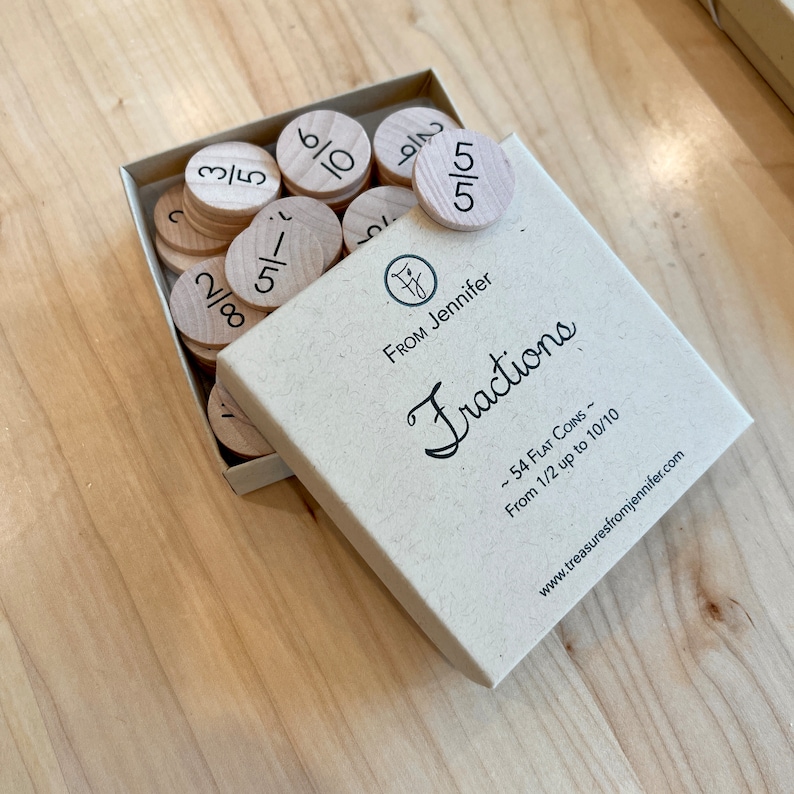 Fraction Coins for Ten Frame, Twenty Frame, and Hundred Frame - Etsy