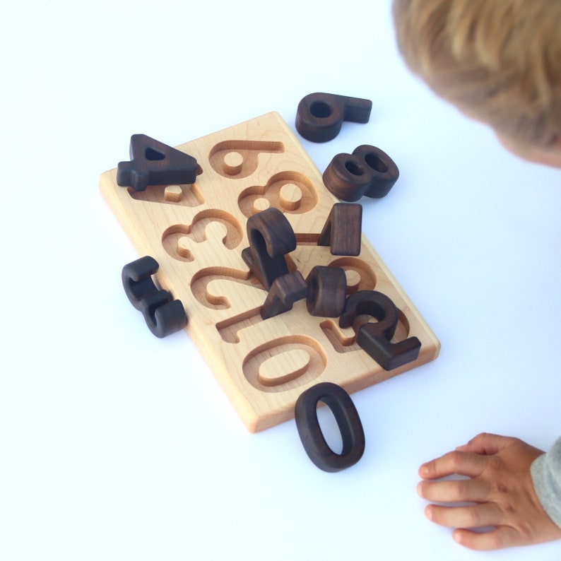 0-9 Numbers Puzzle - Etsy