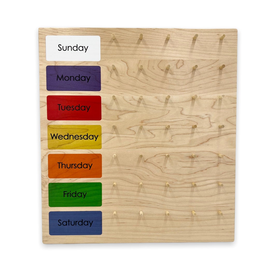 Weekly Rhythm Chart - Etsy