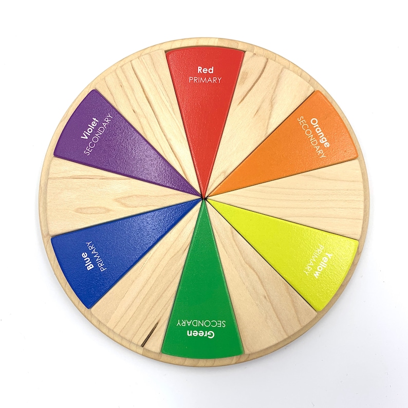 Color Wheel Puzzle - 12 Pieces - Etsy Canada
