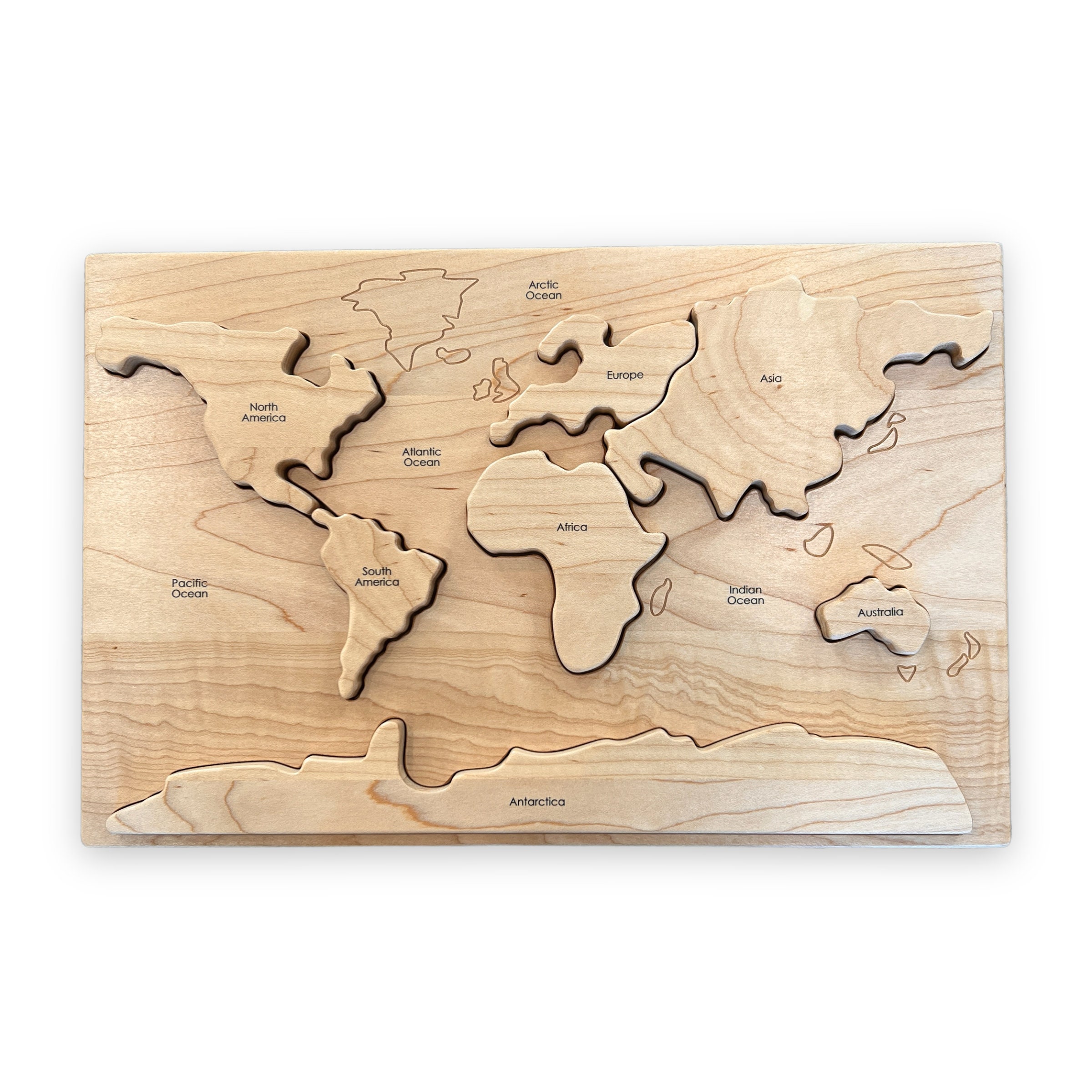 Continents Puzzle - Etsy