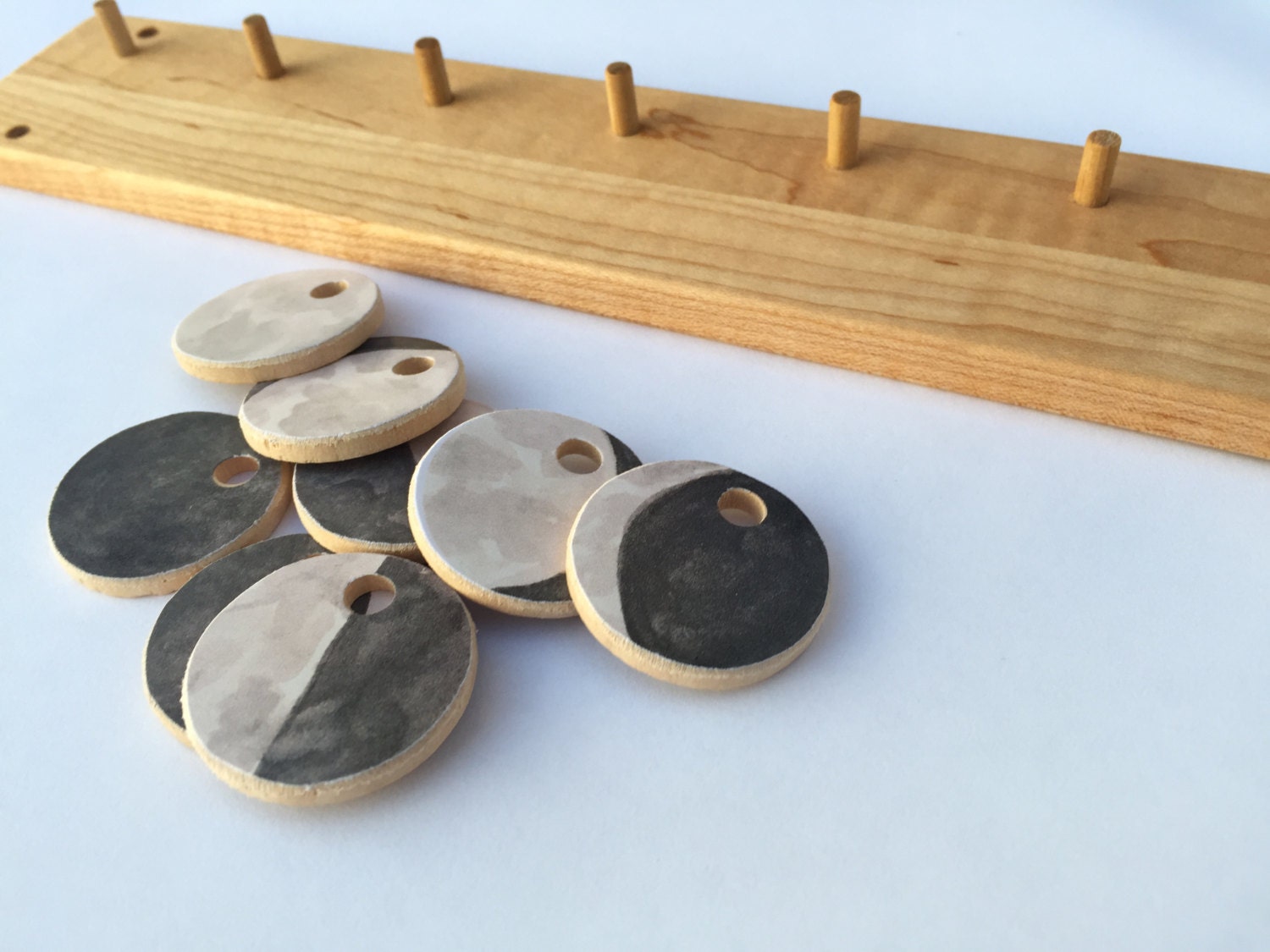 Moon Phases Extension for Wooden Perpetual Calendar | Etsy