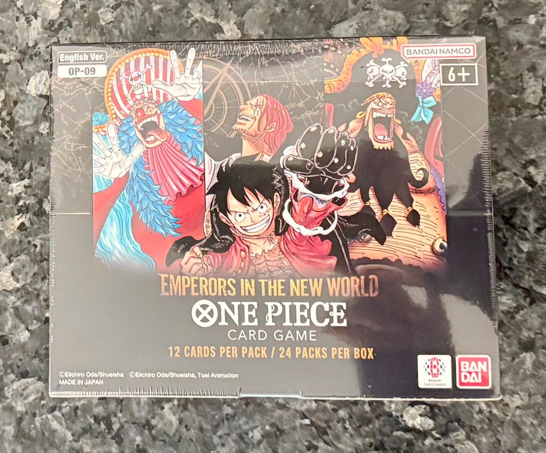 One Piece OP09 Emperors in the New World Factory Sealed English Booster ...