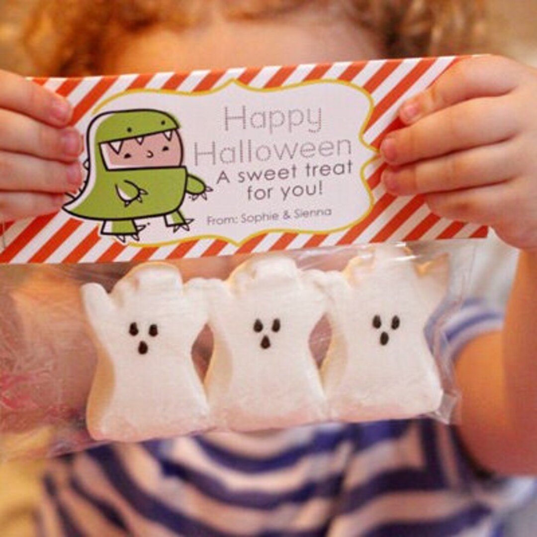 INSTANT Download-happy Halloween Treat Bag Tags: Child Halloween ...