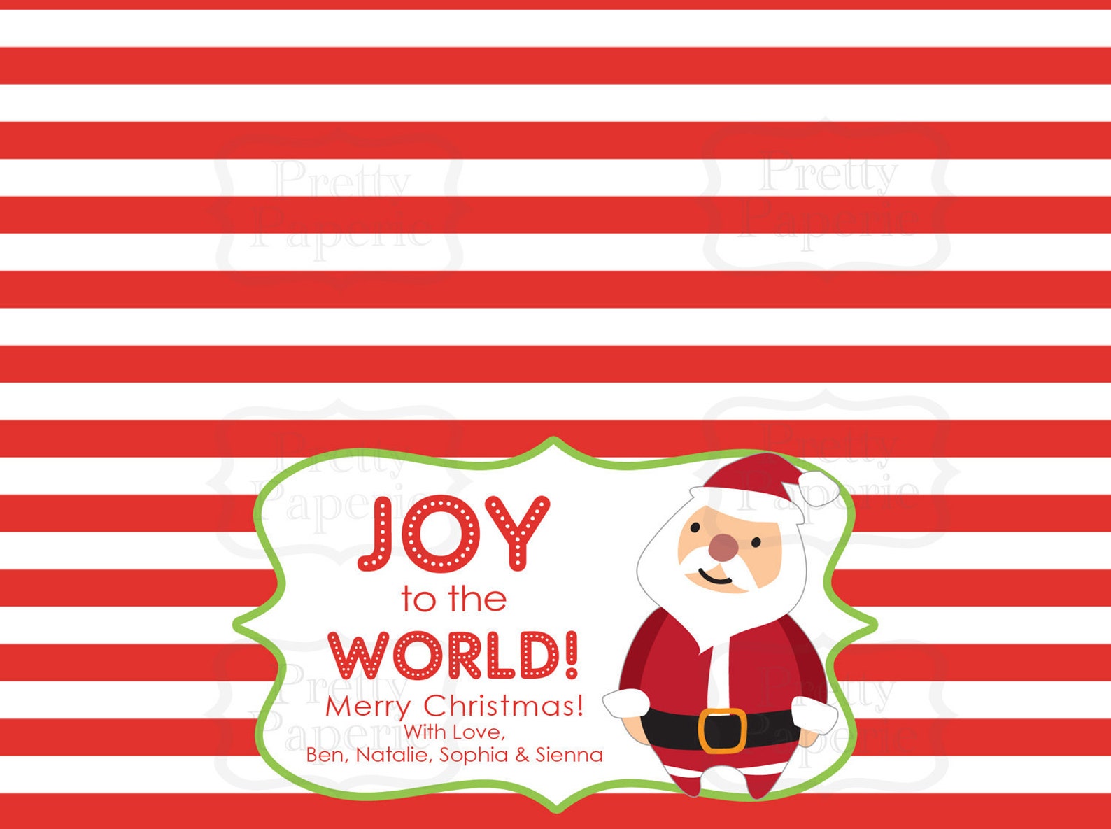 INSTANT Download Santa-christmas Treat Bag Tags Printable - Etsy