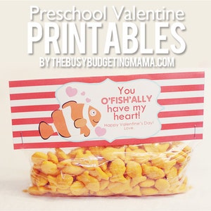 INSTANT Download-valentine's Day Treat Bag Tags: Ofishally Have My ...