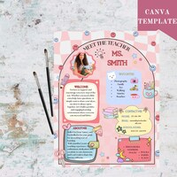 Space Theme | Meet the Teacher | Editable BUNDLE Pack| CANVA | Instant ...