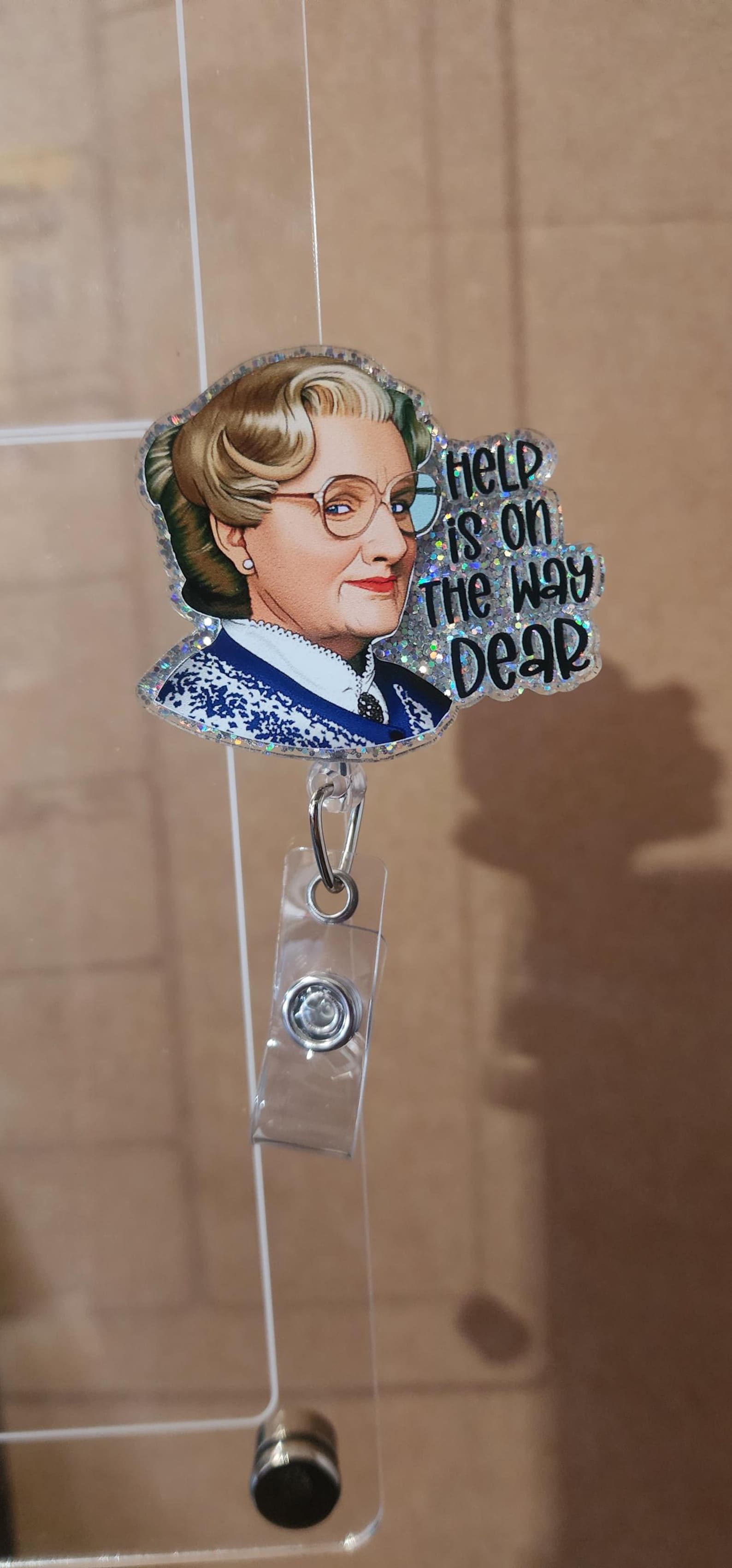 Help is on the Way Dear Badge Reel, Mrs. Doubtfire Badge Reel, Funny ...