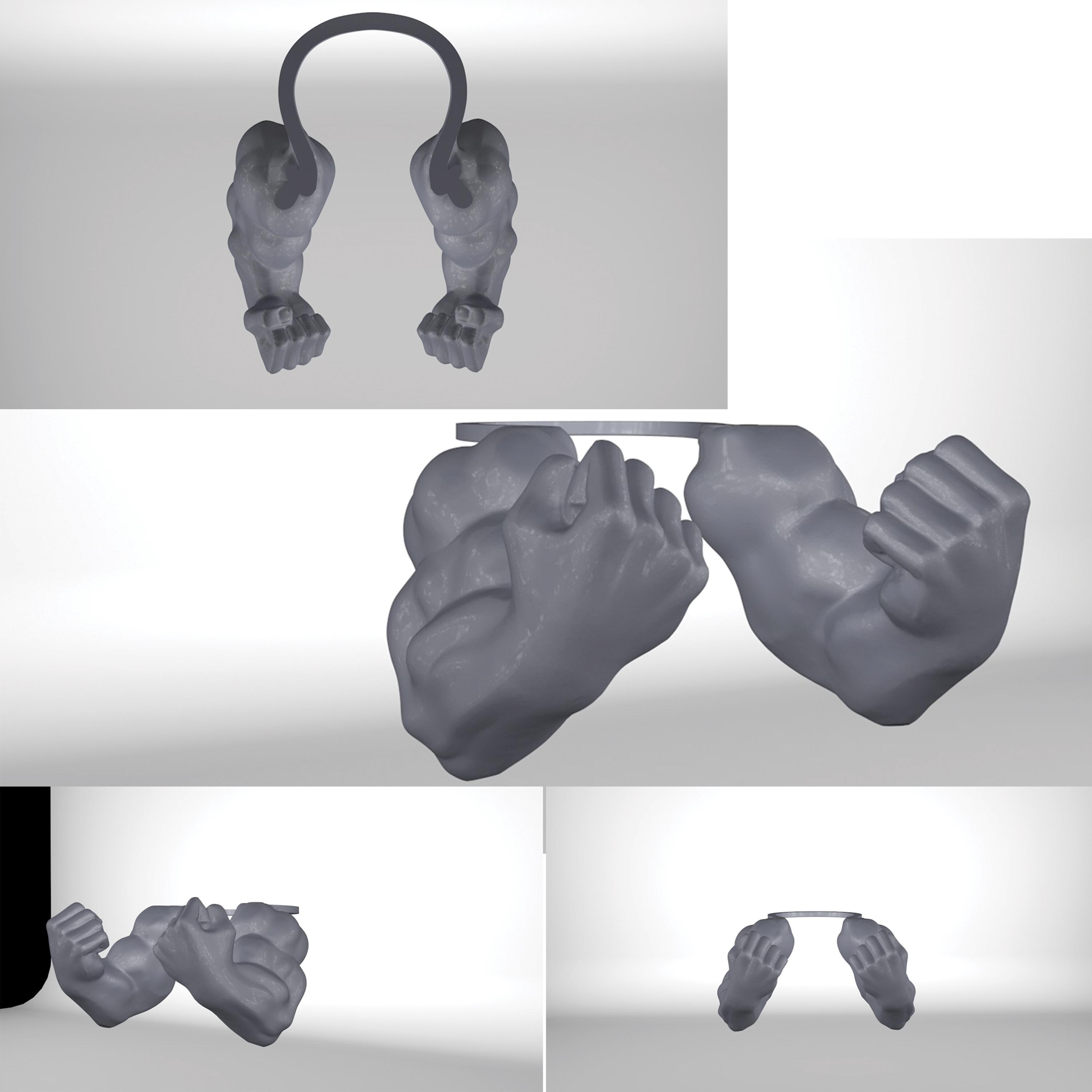Hulk Pet Costume – Funny 3D Printable Muscular Arms (STL File) - Etsy