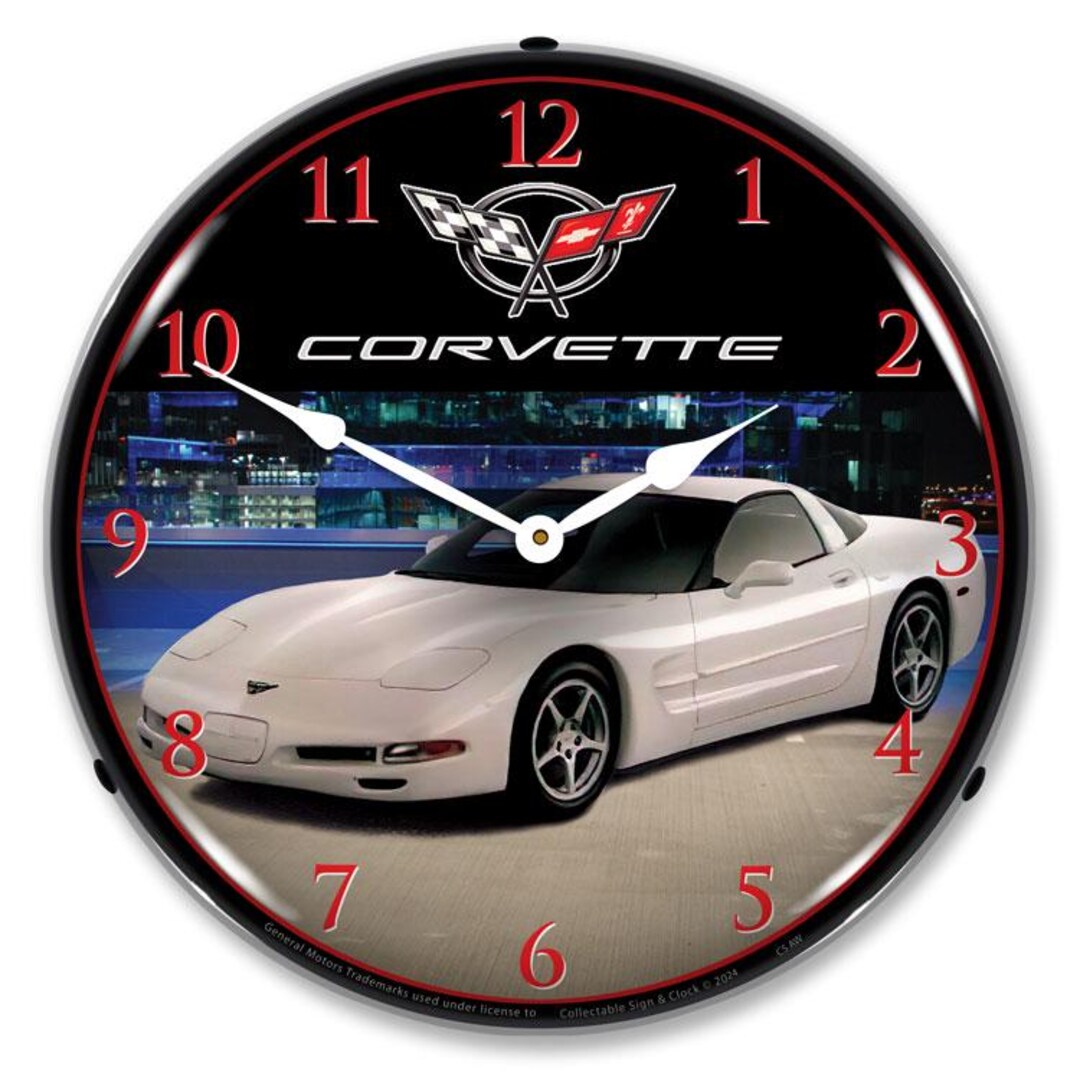 C5 Corvette LED Lighted Clock Available is All Factory Colors - Etsy