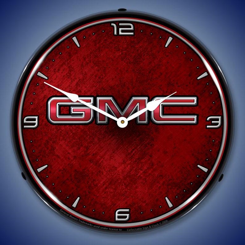 Chevrolet and GMC Trucks LED Logo Wall Clocks - Etsy