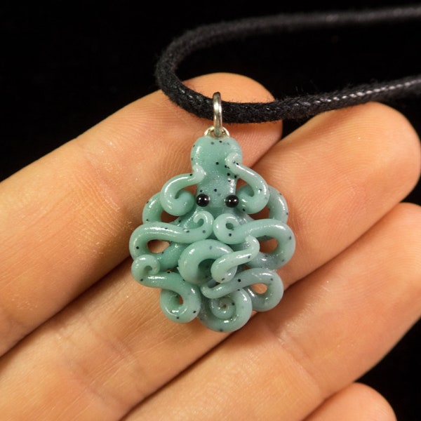 Octopus Pendant - Etsy