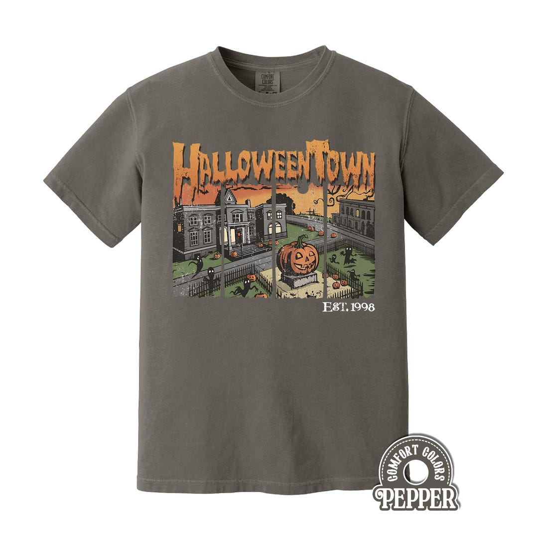 Halloweentown Est 1998 Vintage 90s Style Graphic T-shirt, Retro Comfort ...