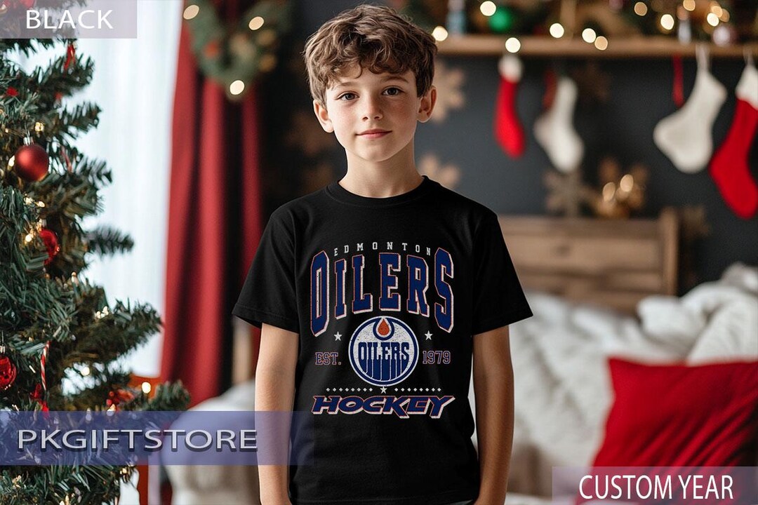 Retro Edmonton Ice Hockey Tshirt| Game Day Shirt | Vintage Look for ...