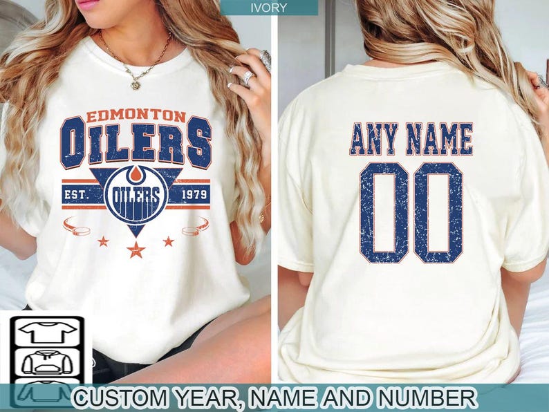Personalized Edmonton Oilers Sweatshirt, Edmonton Oilers Shirt ...