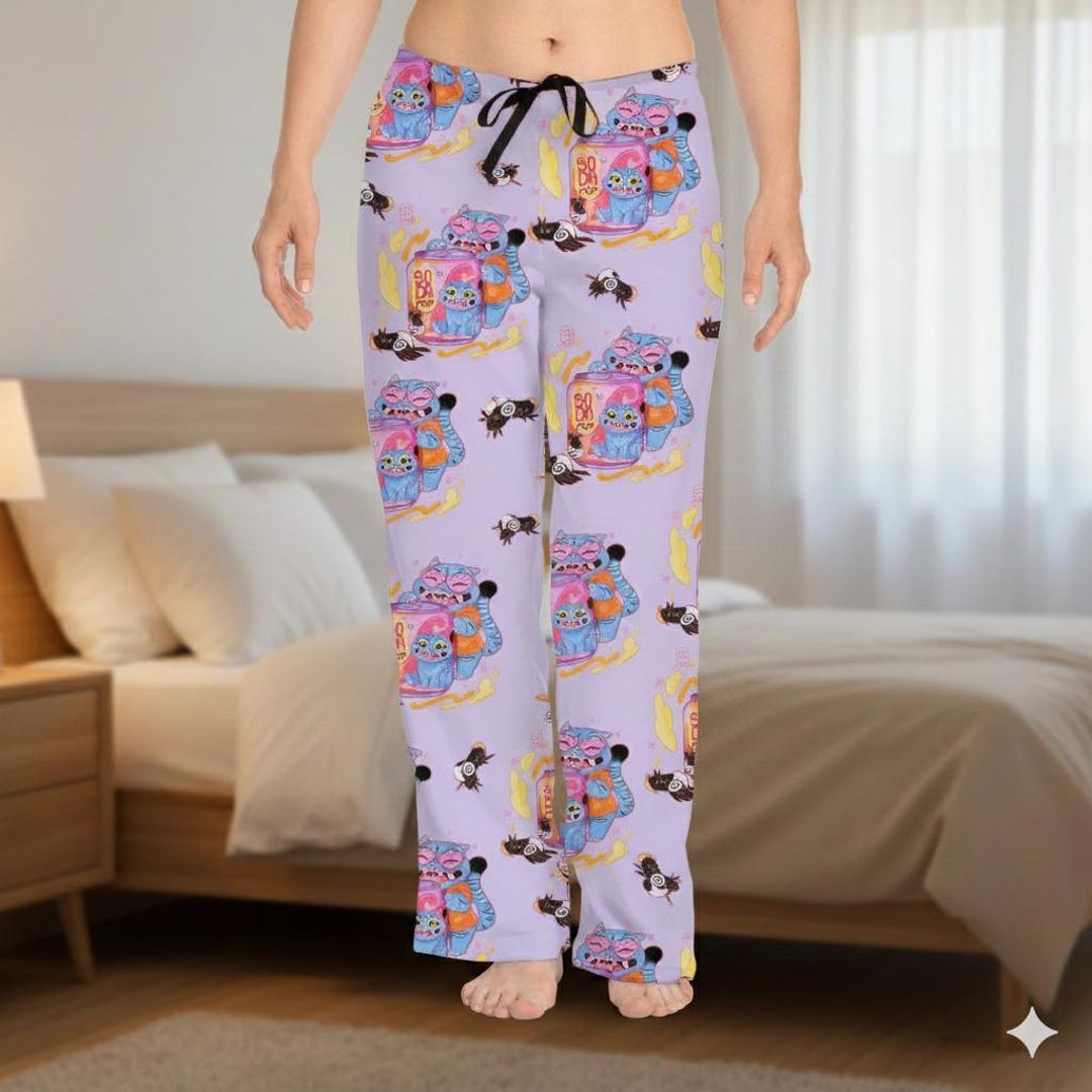 Soda Tiger Demon Hunter Holiday Pajamas Pants Christmas Gift for Women ...
