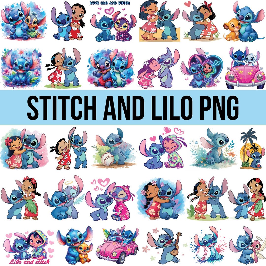 Stitch y Lilo Png, Lilo y Stitch Png, Stitch Png, Stitch Ángel Png ...