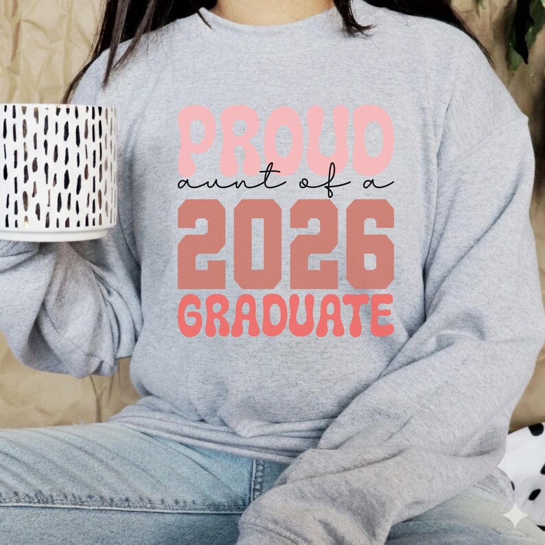 14 Proud Graduate 2026 Svg Bundle, Proud Mom Dad Aunt Uncle Sister ...