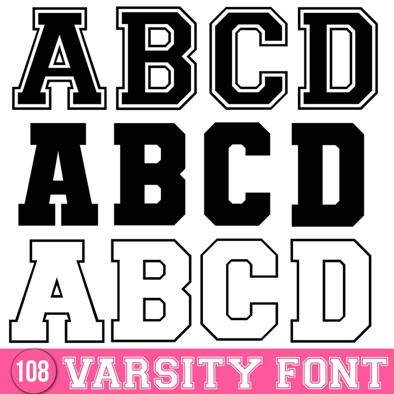 Football Font Stencils - Etsy UK