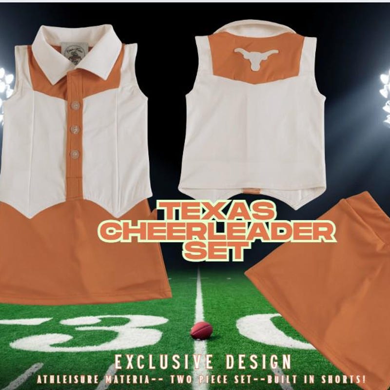 Costume Set Cheerleader - Etsy