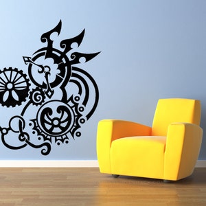 Fancy Gears 1 Industrial Steam Punk Vinyl Wall Decal Stickers - Etsy