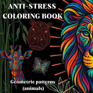 kaleidoscope coloring book poster art