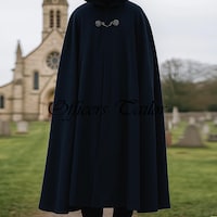 Inverness Cape Coat, Traditional Cloak, Regency Garrick Overcoat, Men's ...