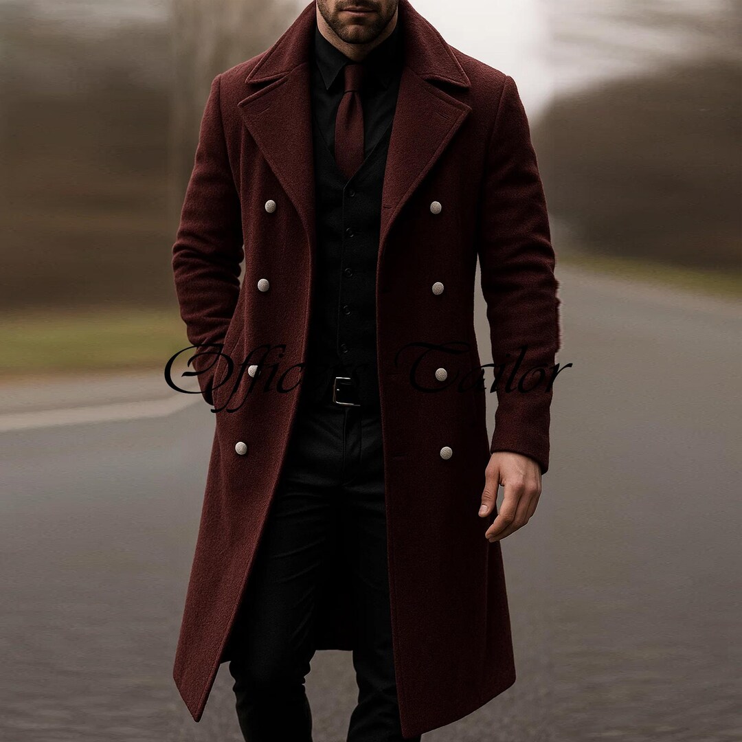 Fashion Trench Coat: Vampire Goth Cosplay Victorian Steampunk Overcoat ...