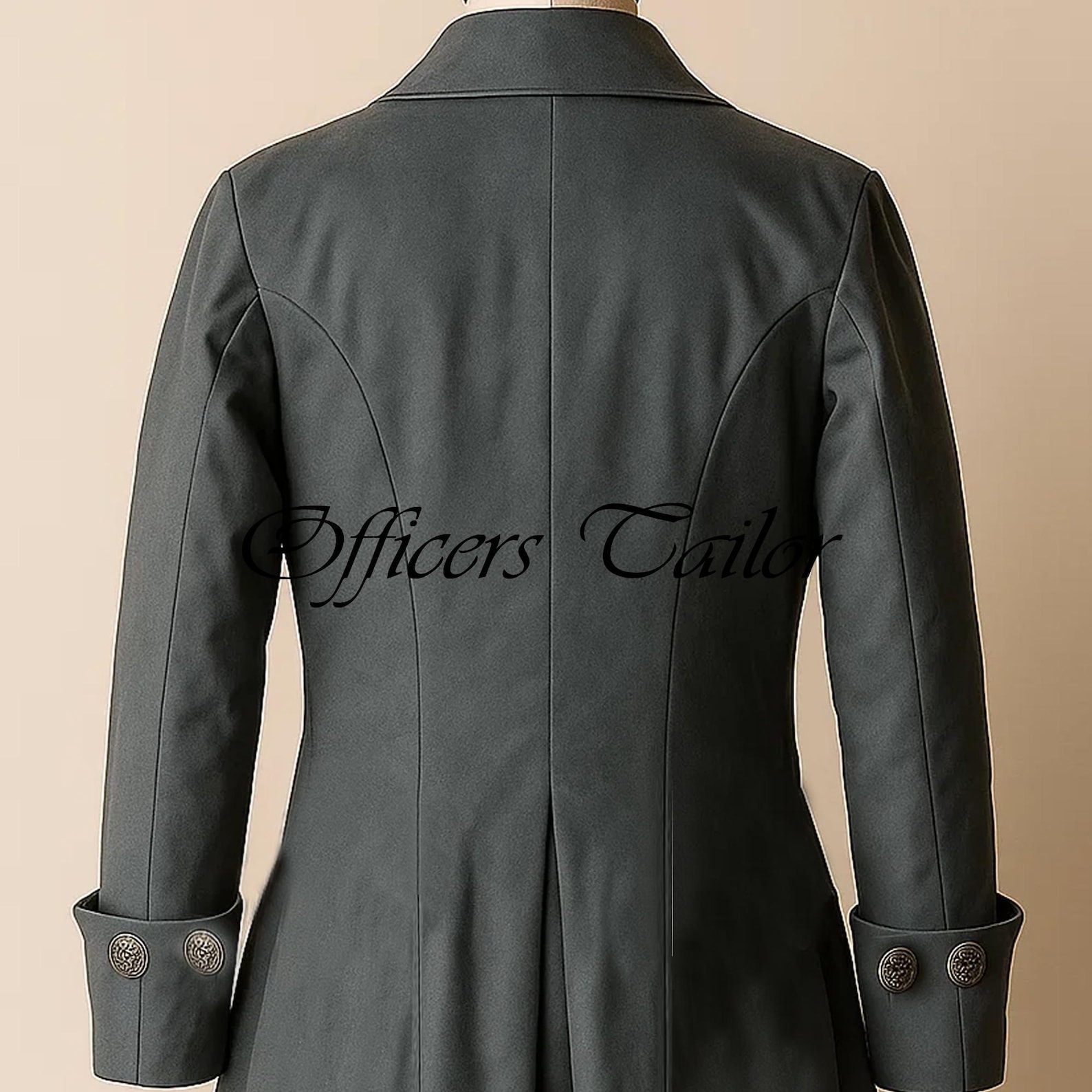 Captain Buccaneer Coat Costume Jack Sparrow Style Frock Coat Etsy