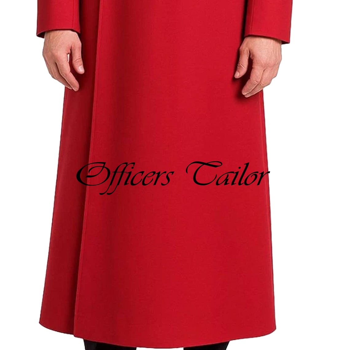 Anglican Bishop Cassock: Catholic Vestment Attire Red Wool Clergy Robe ...