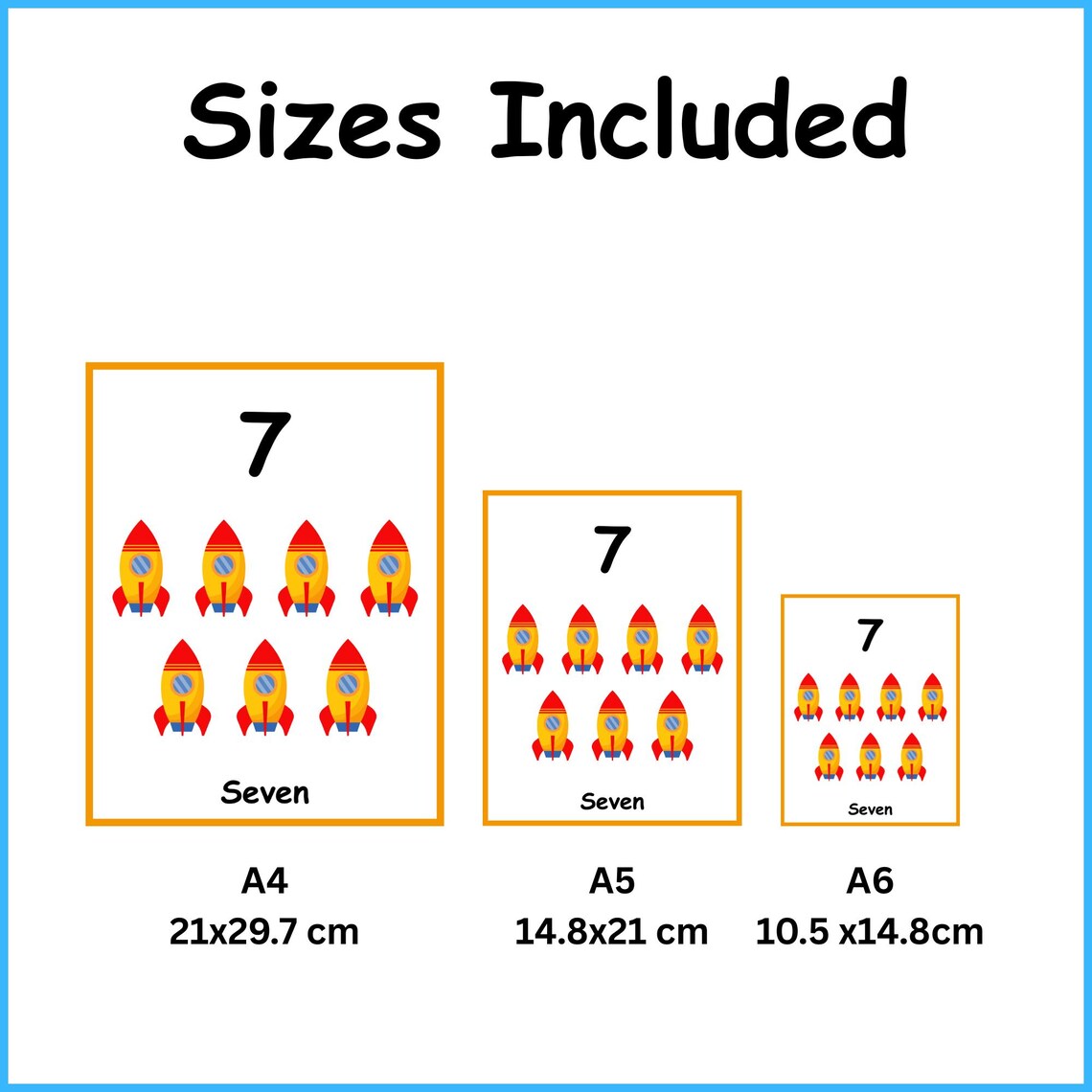 Number Posters 1–10 | Printable Counting Cards | Preschool Flashcards ...