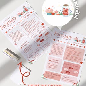 Classroom February Monthly Newsletter Canva Template | Editable Teacher ...