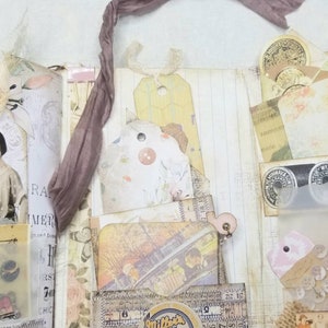 Trifold Sewing Themed Portfolio Full Journal Inside - Etsy