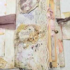 Trifold Sewing Themed Portfolio Full Journal Inside - Etsy