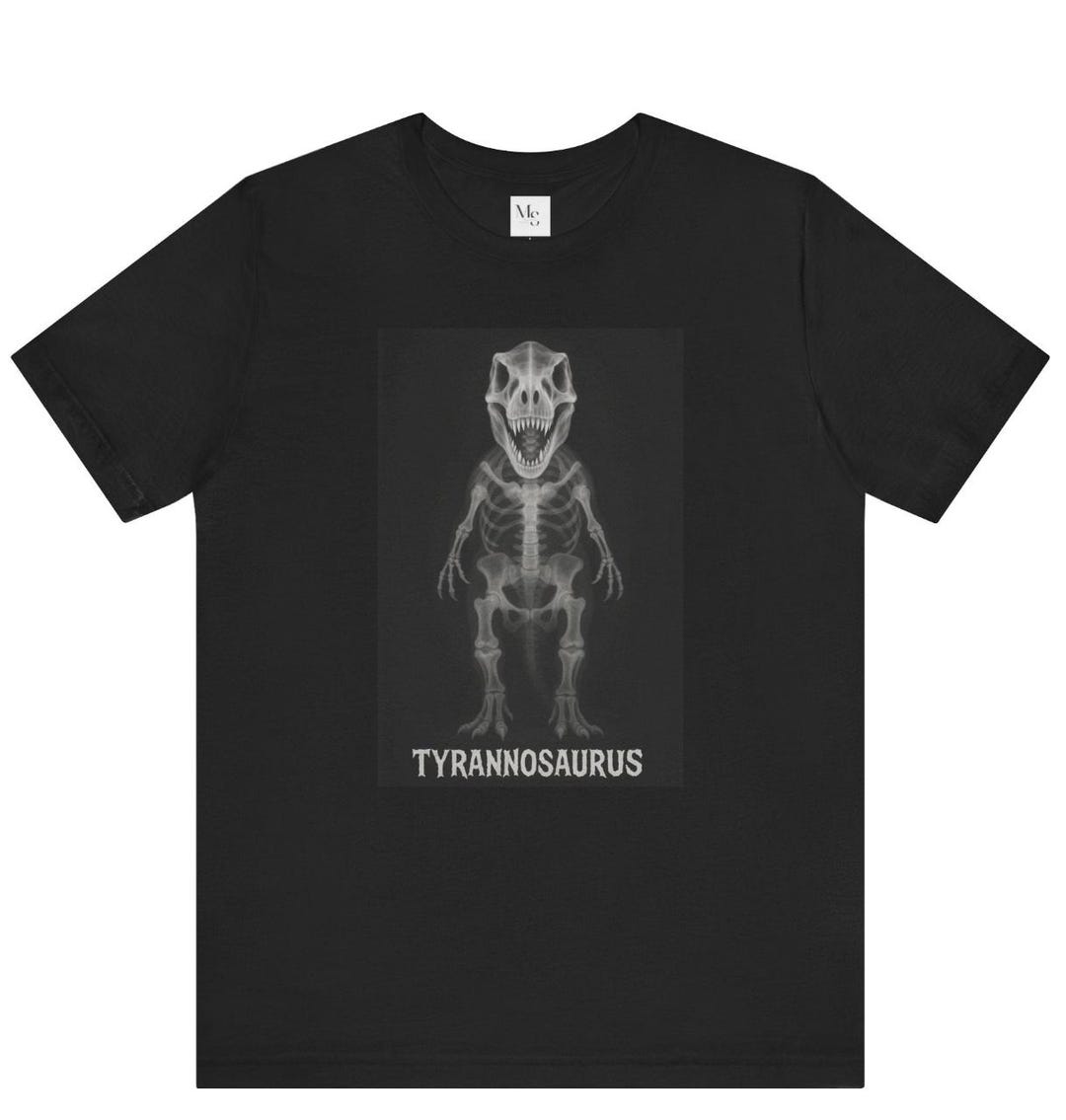 Tyrannosaurus Rex, X-ray Dinosaur Tee - Etsy