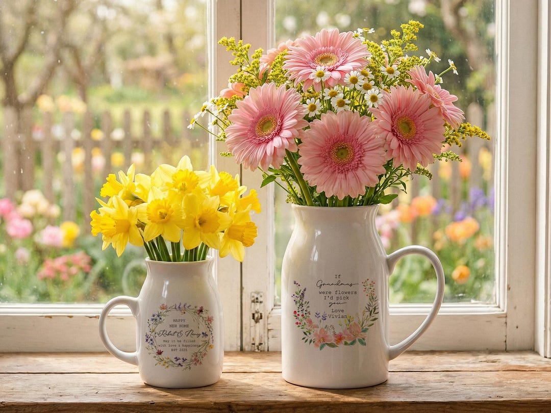 Personalized If Grandmas Were Flowers I'd Pick You Vase, Custom Name ...