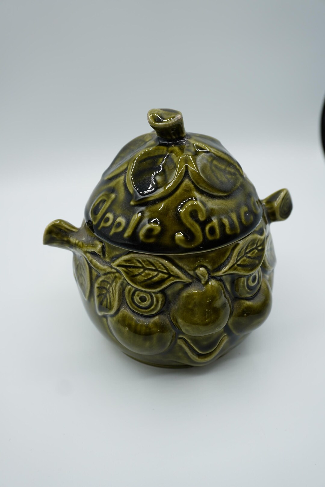 Sadler Apple Sauce Face Pot With Lid - Etsy