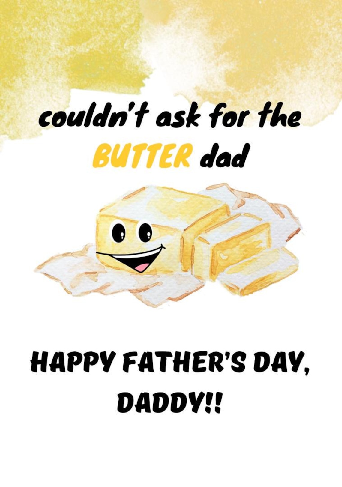 Father's Day Card Template – Printable & Editable | Instant Download - Etsy